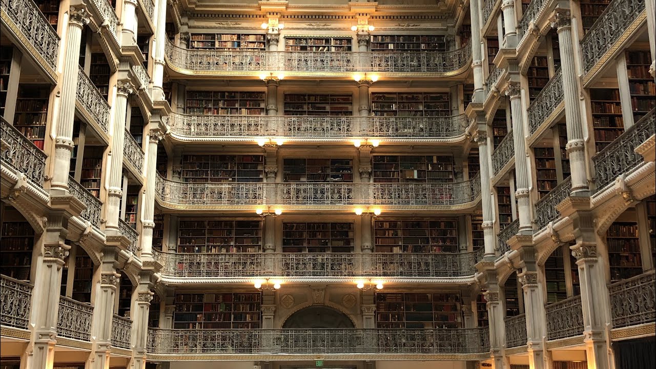 George Peabody Library. 4K - YouTube
