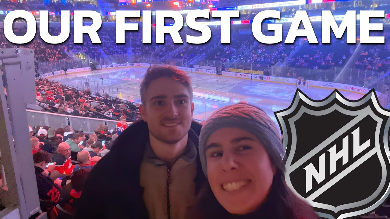 Our first NHL game! - Oilers vs Islanders | 🇨🇦 - YouTube