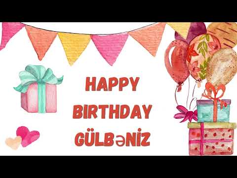🎉 Gülbəniz – Ad Günün Mübarək | Xüsusi Doğum Günü Mahnısı 🎂✨