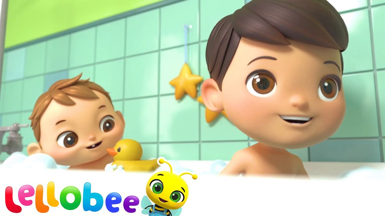 I Love To Bath! | Lellobee Animal Club | Fun Songs for Kids - YouTube