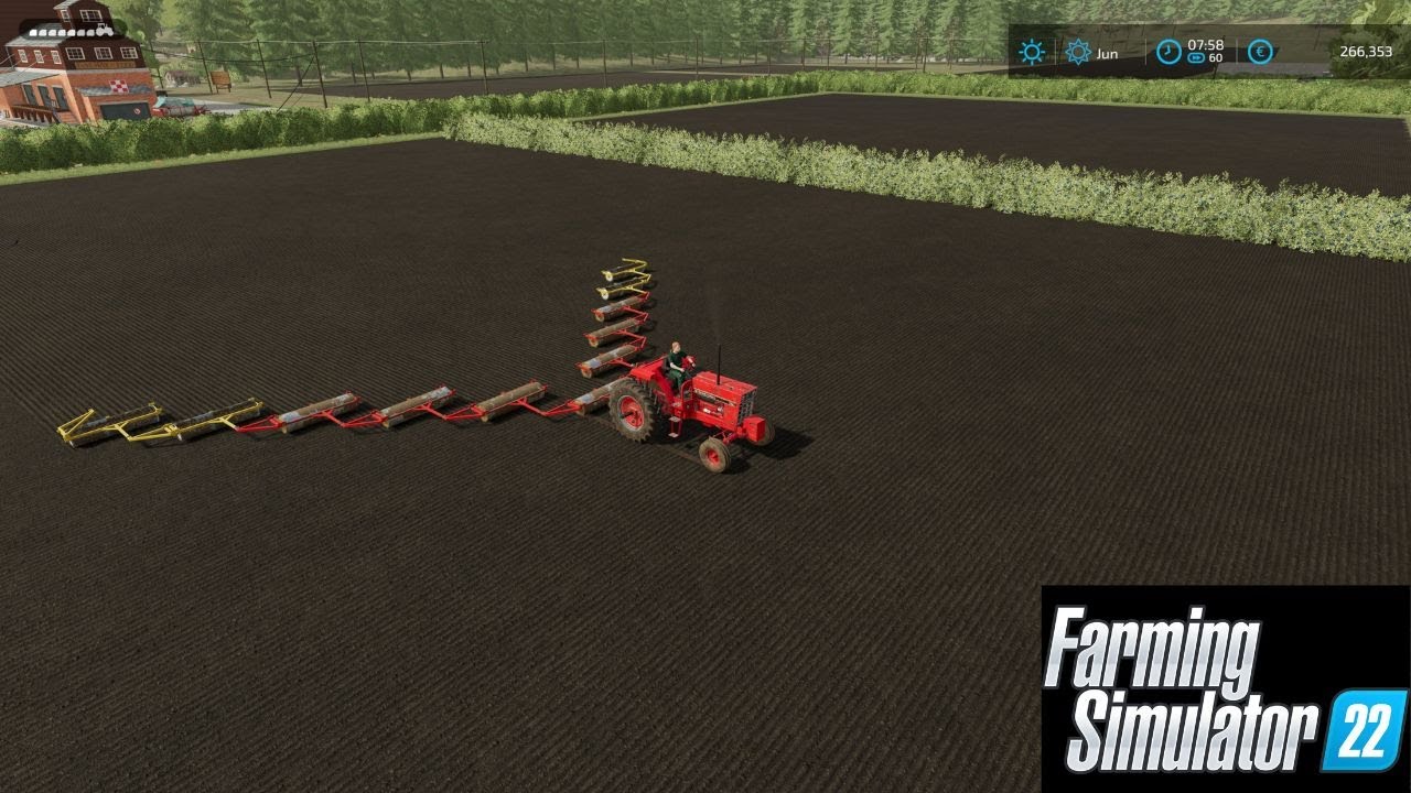 Farm Sim Saturday..Built a cool mod out of a mod...Farming all 3 fields ...