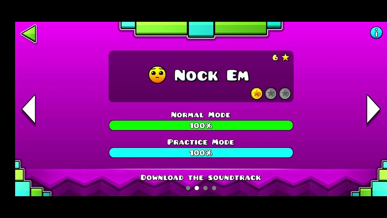 Nock em geometry dash subzero gameplay - YouTube