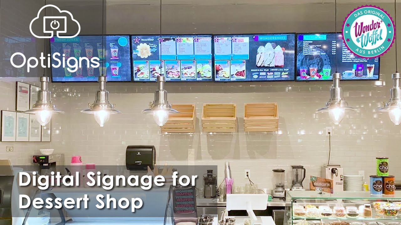 Wonder Waffle - Digital Signage with OptiSigns - YouTube
