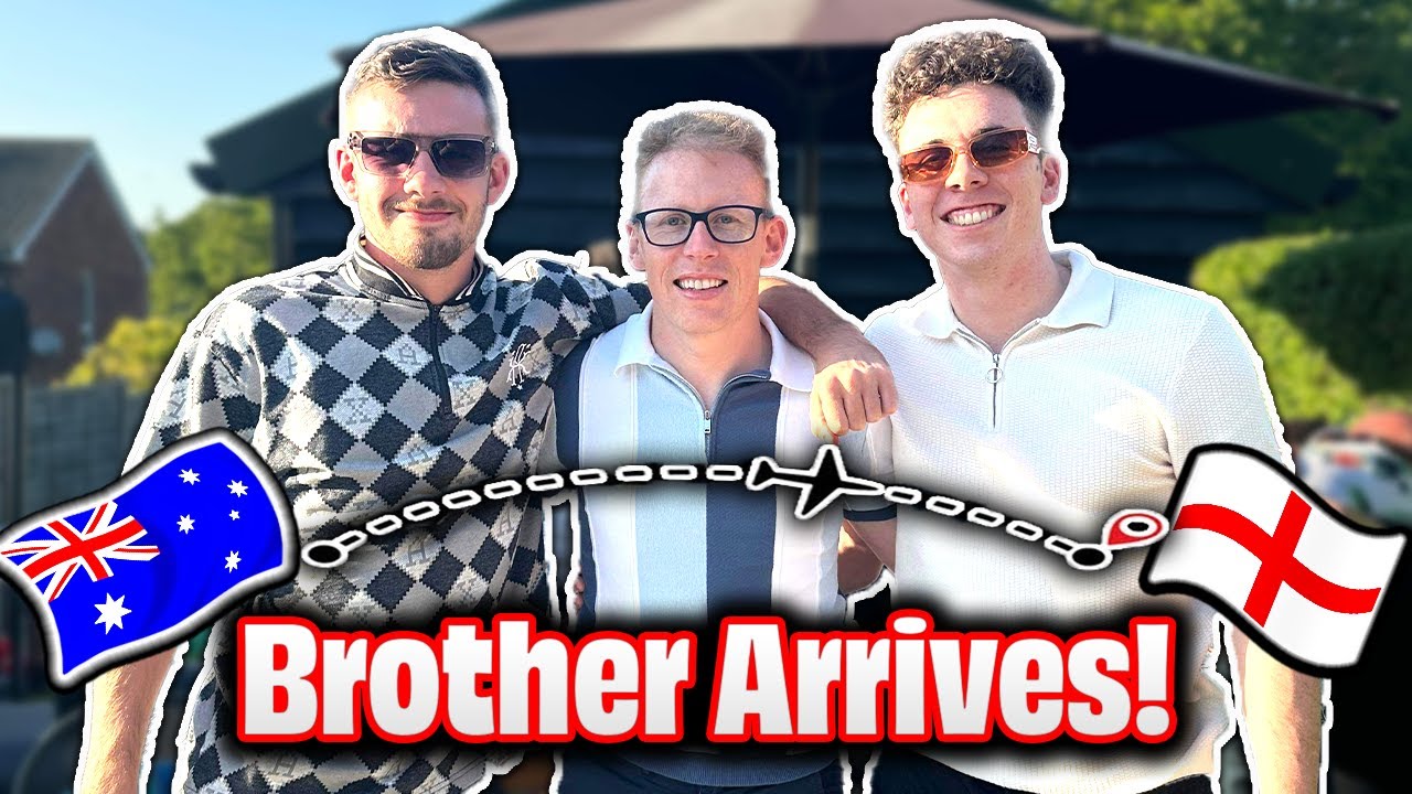 Brothers Reunited: Shauno Arrives from Australia! | Travel Vlog - YouTube