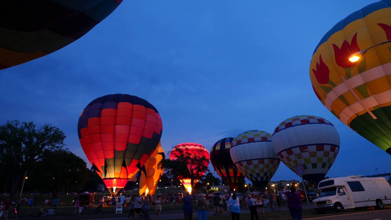 Kingsport FunFest 2016 - Balloon Glow in 4K - YouTube