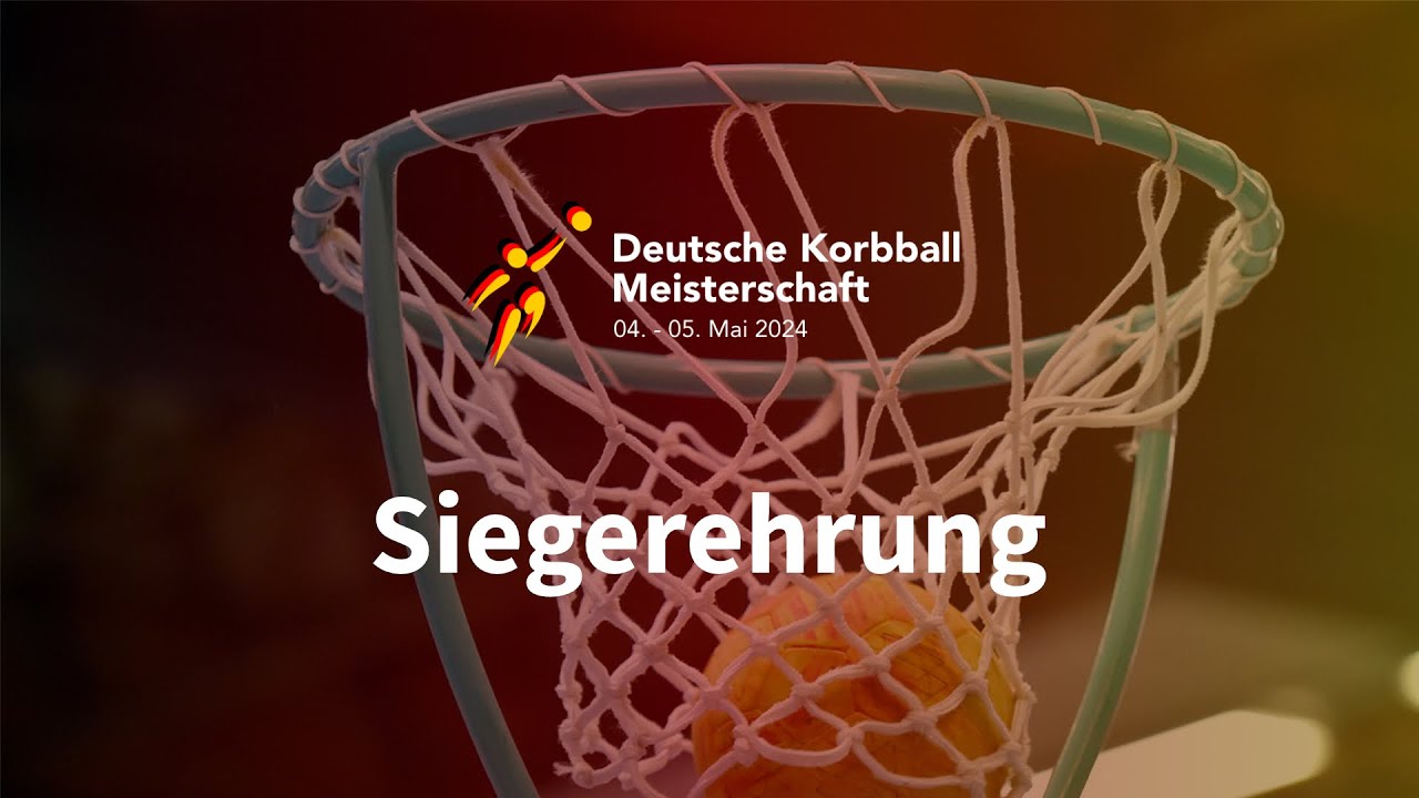 Siegerehrung | Deutsche Korbball Meisterschaft 2024 - YouTube