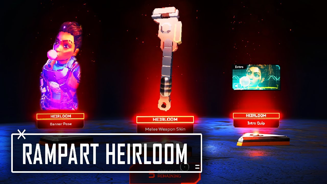 RAMPART HEIRLOOM for Apex Legends Season 10 Collection Event - YouTube