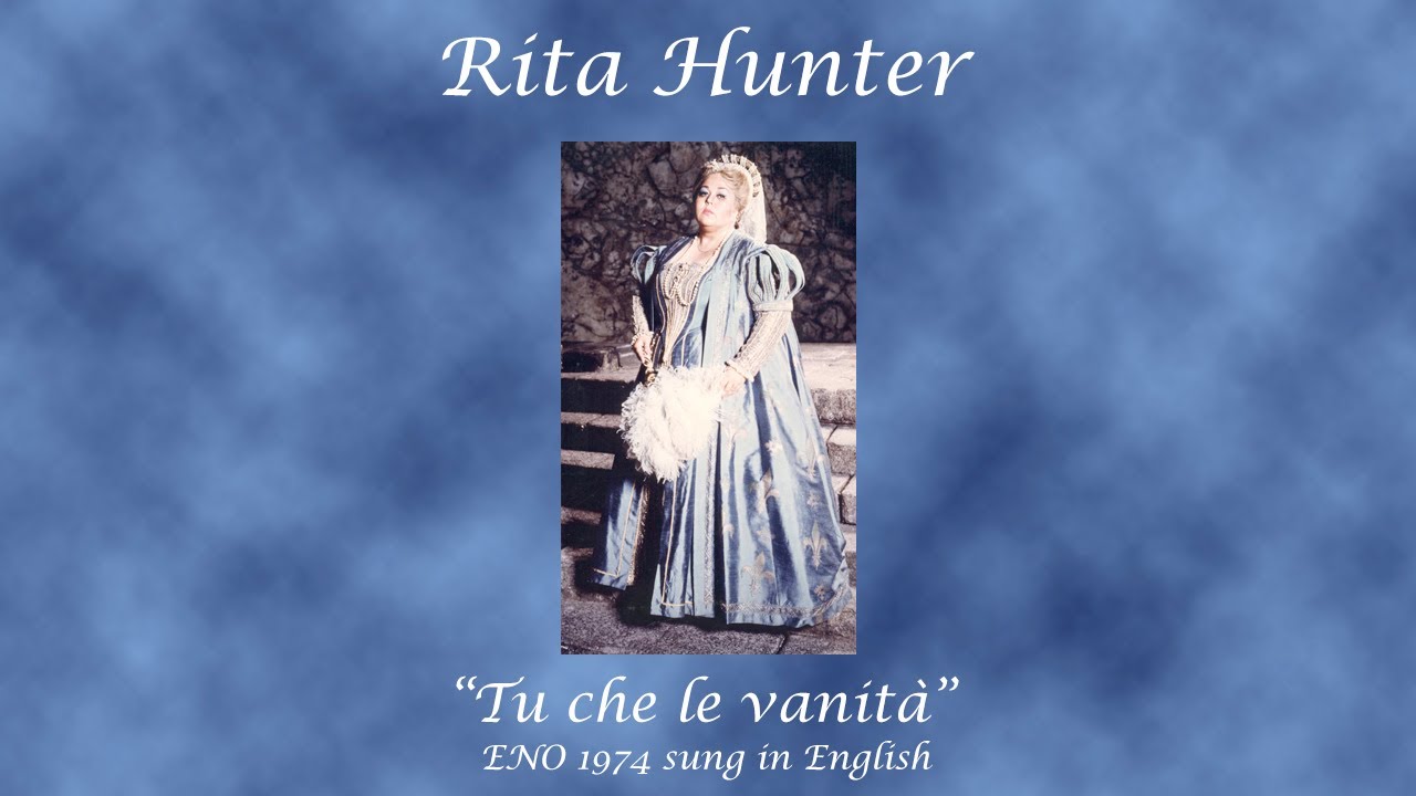 Rita Hunter "Tu che la vanita" Don Carlo ENO 1974 #ritahunter #soprano ...