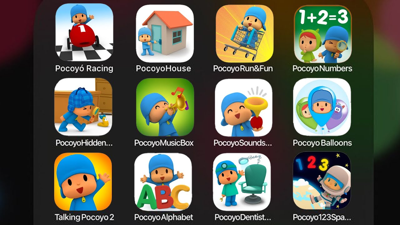 15 Best Pocoyo Games for iOS Racing, Run & Fun, Numbers, Pocoyo House ...