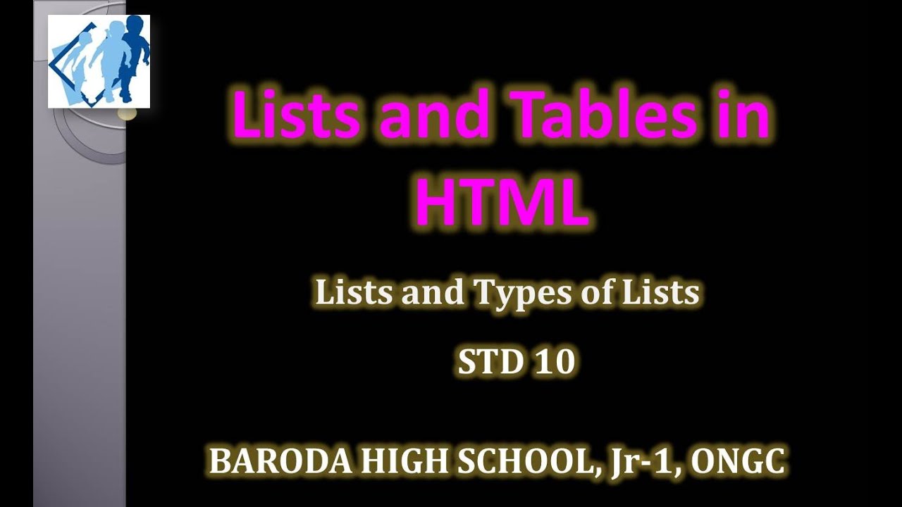 Lists and types of lists - Practical - STD 10 - YouTube