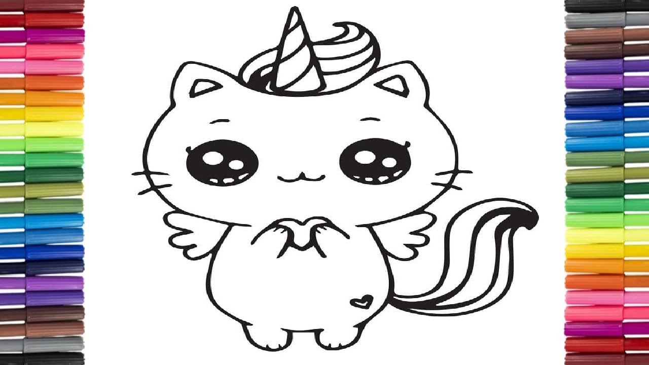 Bolalar uchun mushuk rasm chizish | How to draw cat | Cómo dibujar gato ...