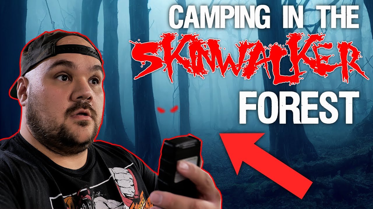HAUNTED CAMPING in the SKINWALKER'S FOREST (I WASN'T PREPARED FOR THIS ...