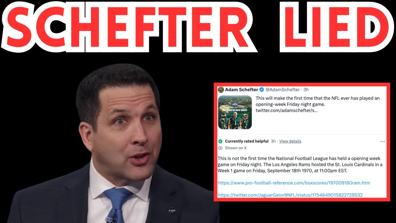 Adam Schefter OWNED on Twitter After SPREADING MISINFORMATION - YouTube