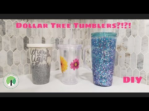 Dollar Tree Tumbler DIY! - YouTube