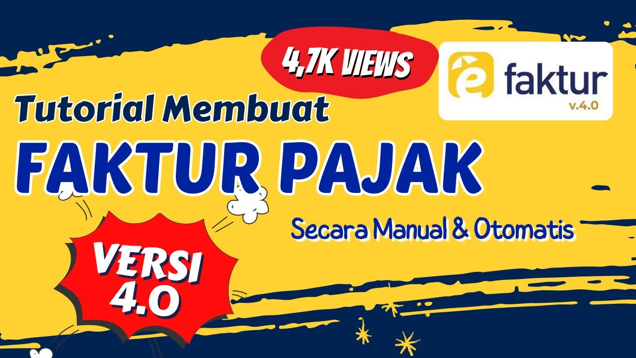 TERBARU !!! Tutorial Membuat Faktur Pajak Secara Manual dan Otomatis ...