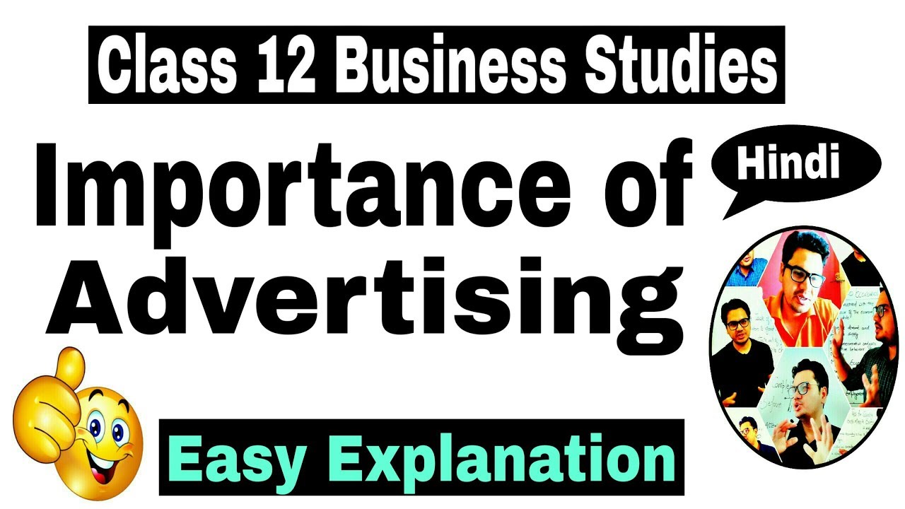 [RBSE] Video #38 || Importance of Advertisement || Class 12 Business ...