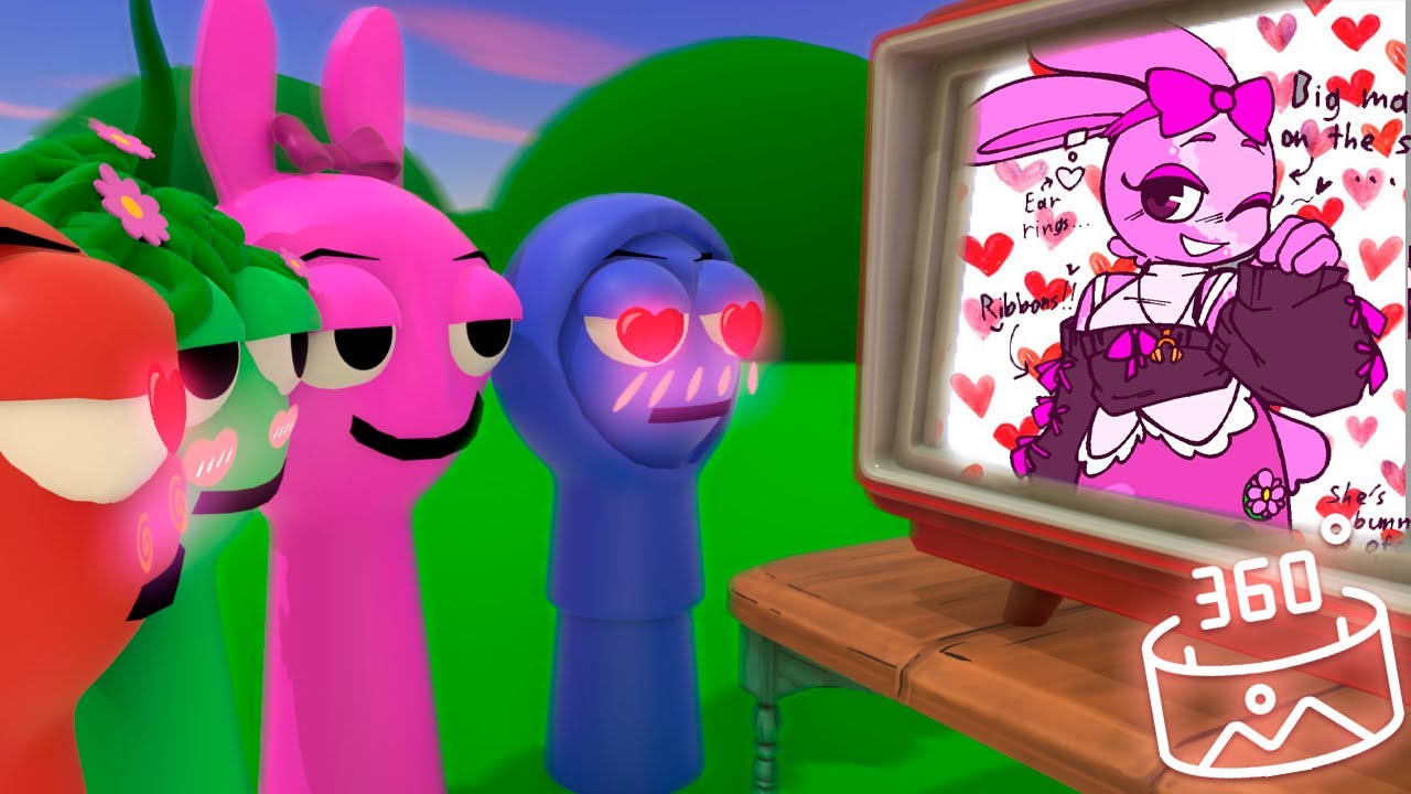 360° Incredibox Sprunki | VINERIA & RADDY & PINKI & JEVIN React To ...