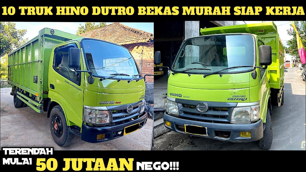 HARGA TRUK HINO DUTRO BEKAS MURAH || MULAI 50 JUTAAN || UPDATE TERBARU 2022 || JUAL BELI TRUK ...