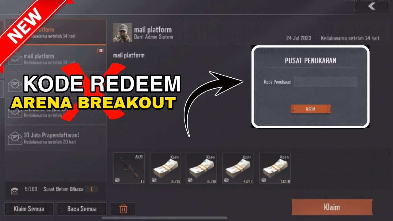 Wajib Coba!! Kode Redeem Terbaru Arena Breakout | New Redeemtion Code Arena Breakout! - YouTube