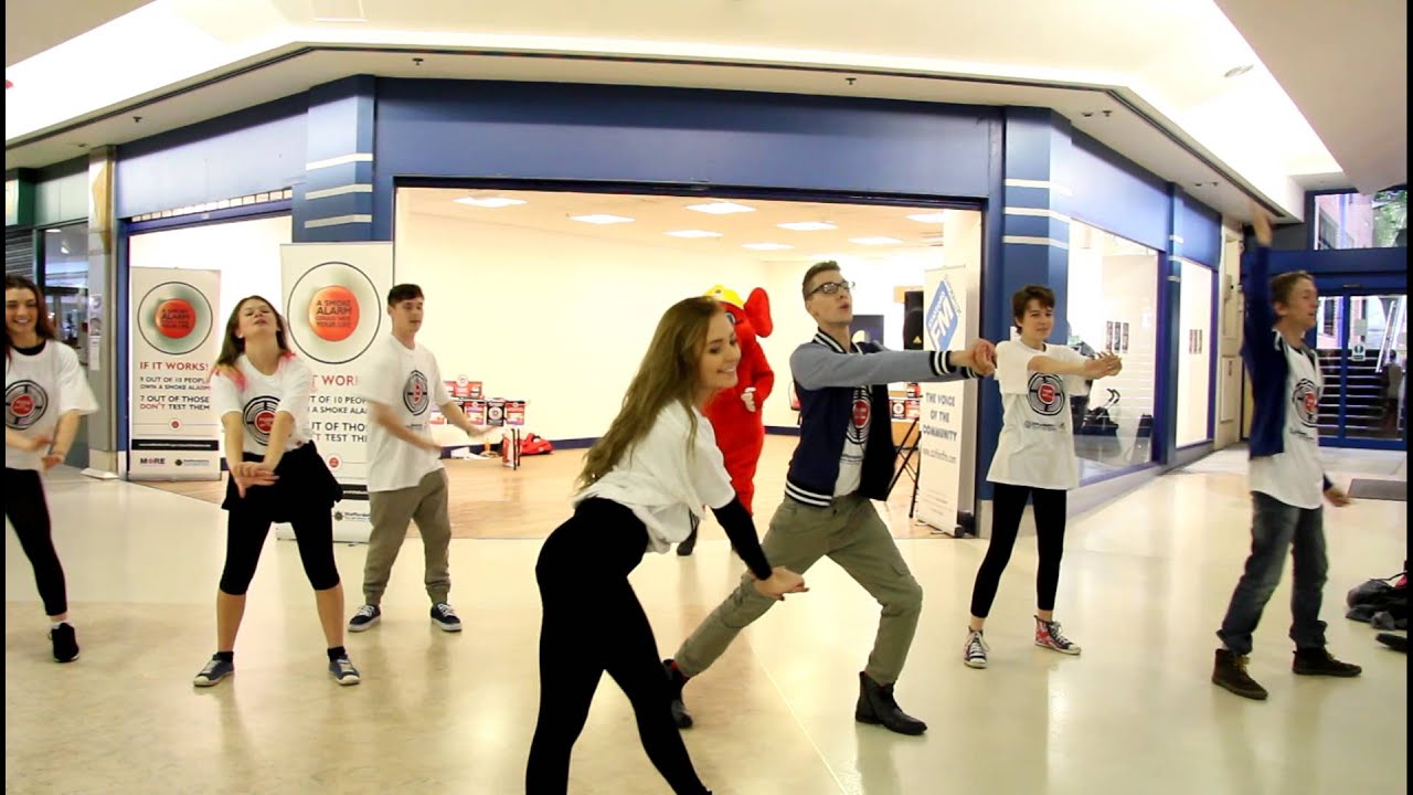 Push the Button Flash Mob number 2 - YouTube