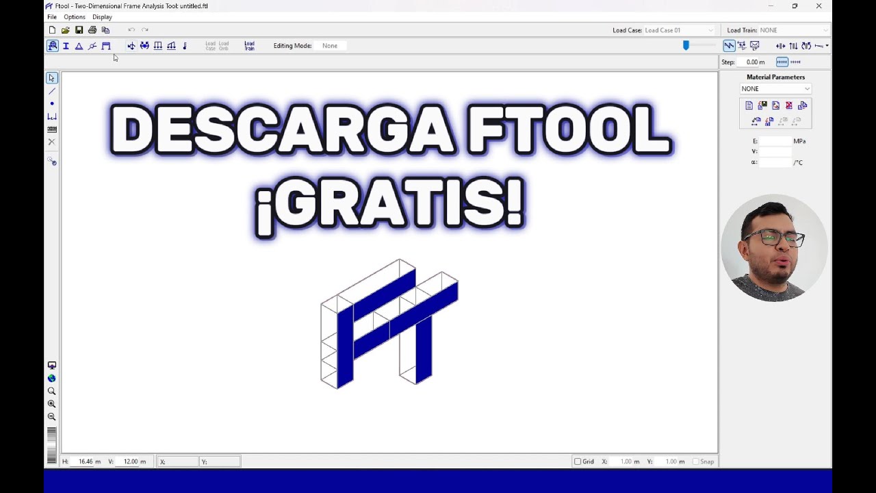 Descarga GRATIS FTOOL | La herramienta de verificación estructural en 2D 👷 - YouTube