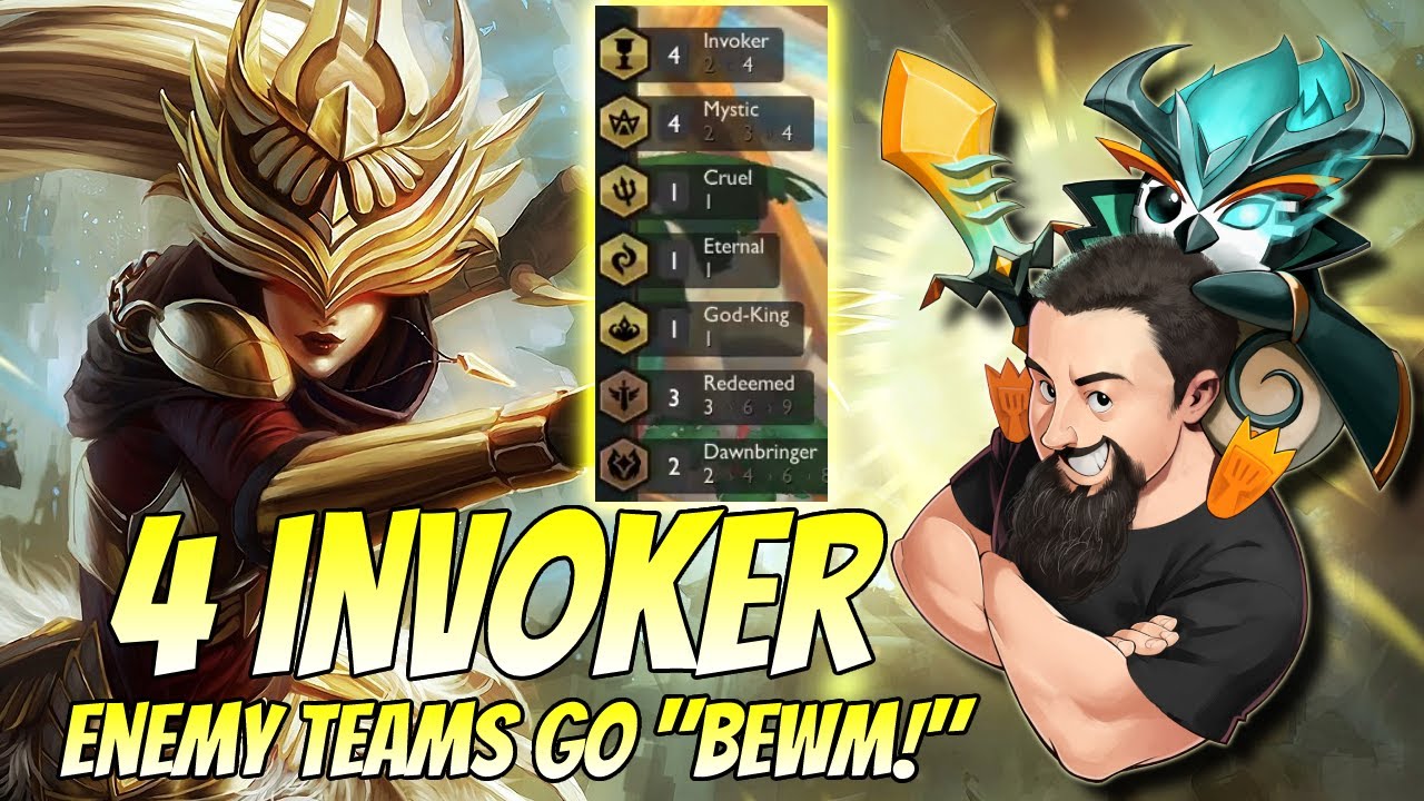 4 Invoker - Enemy teams explode! | TFT Reckoning | Teamfight Tactics ...