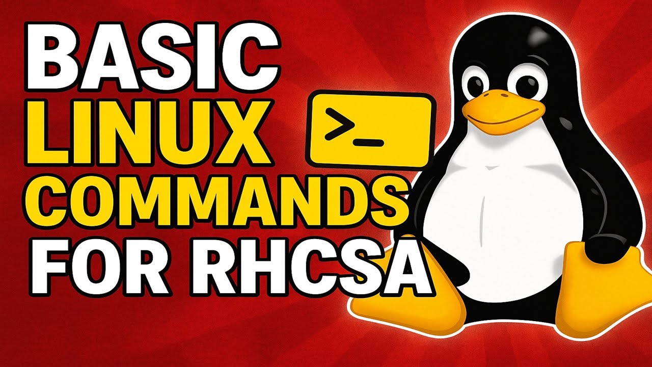 Basic Linux Commands (Perfect for RHCSA Beginners!) - YouTube