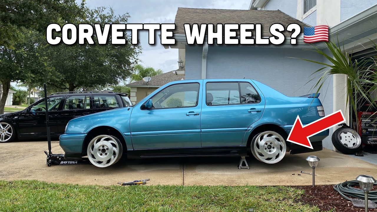 Putting Corvette Wheels On My Volkswagen Jetta VR6? ( C4 Sawblades ...