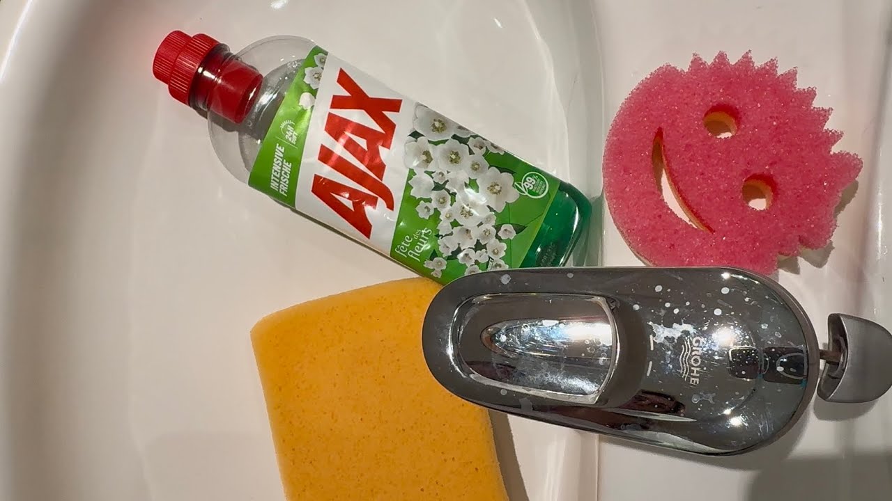 🌸 ASMR Sponge Squeezing with AJAX Spring Flowers | Satisfying Bubbles ...