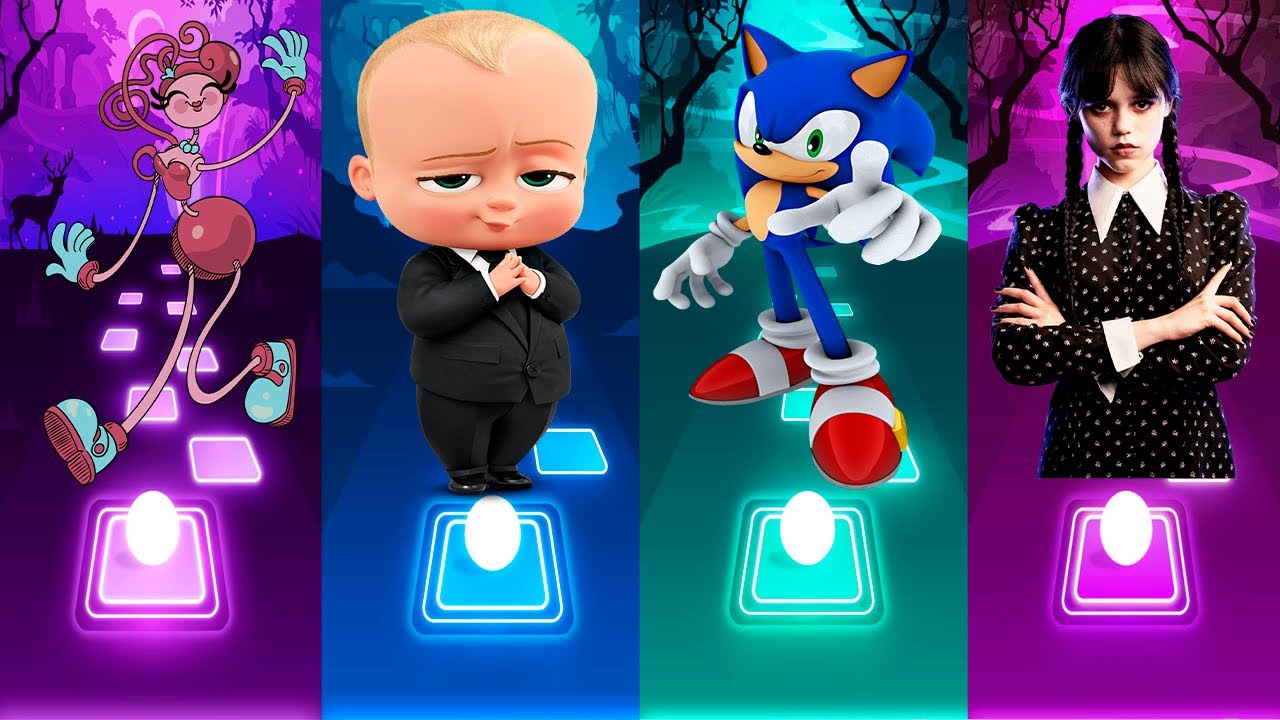 Mommy Long Legs🆚 The Baby Boss🆚 Sonic🆚Wednesday Addams. 🎶 Who Will Win ...