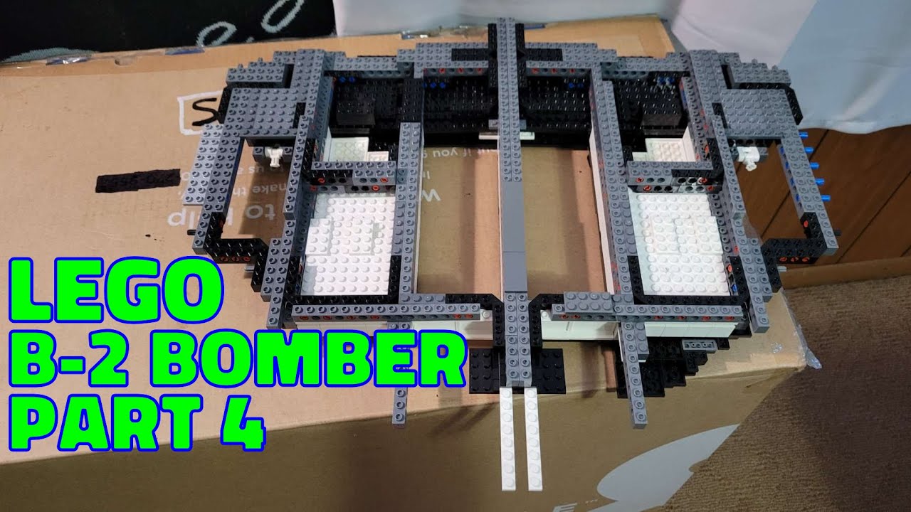 LIVE - Lego B-2 Bomber!! 6790 Pieces!! Part #4 - Got Some Stealth ...