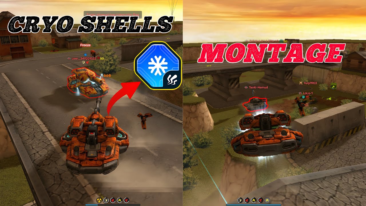 Scorpion Augment | Cryo Shells! Crusader Montage - Tanki Online - By ...