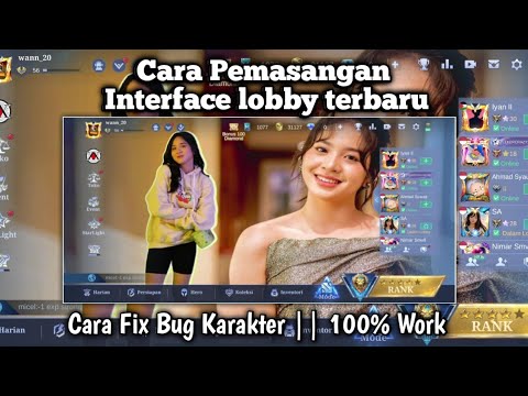Cara pemasangan interface terbaru agar karakter & Background berubah || Patch Lukas - YouTube