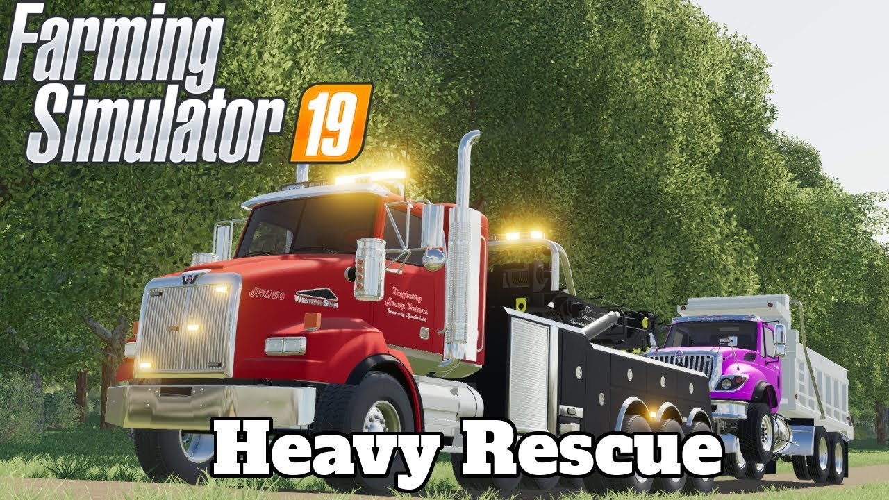FS19 - Mod Spotlight #30 - Heavy Rescue! - YouTube
