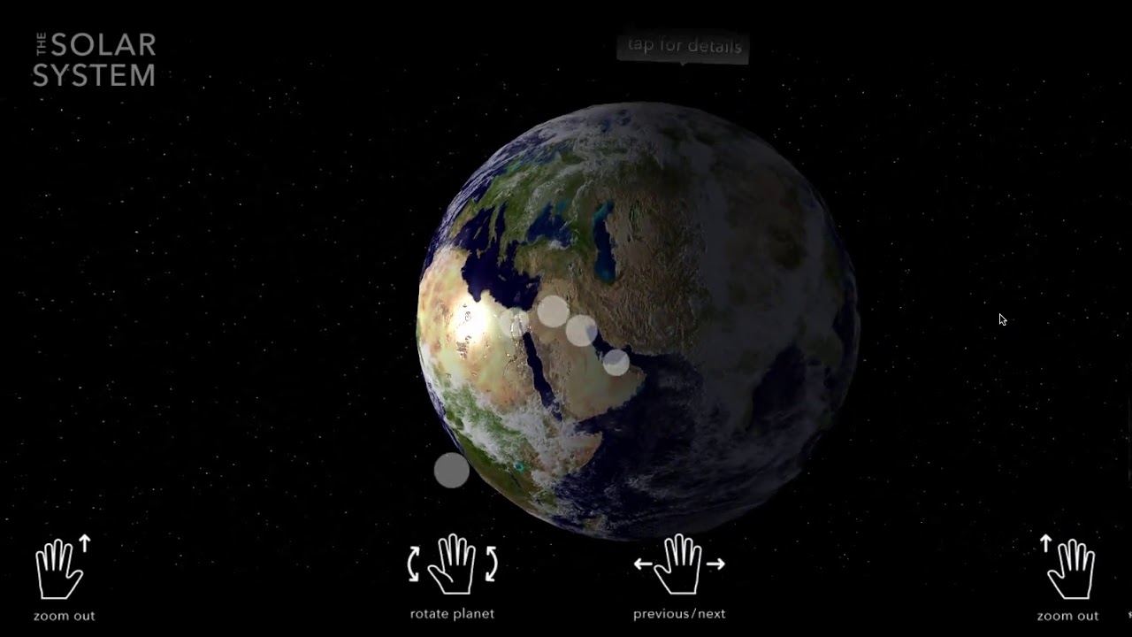 Leap Motion Interactive Solar System - YouTube