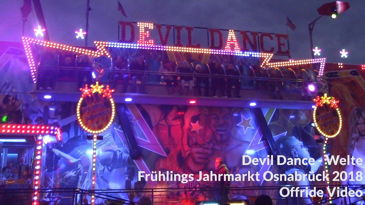 Devil Dance - Welte | Frühjahrs Jahrmarkt 2018 Osnabrück Offride - YouTube