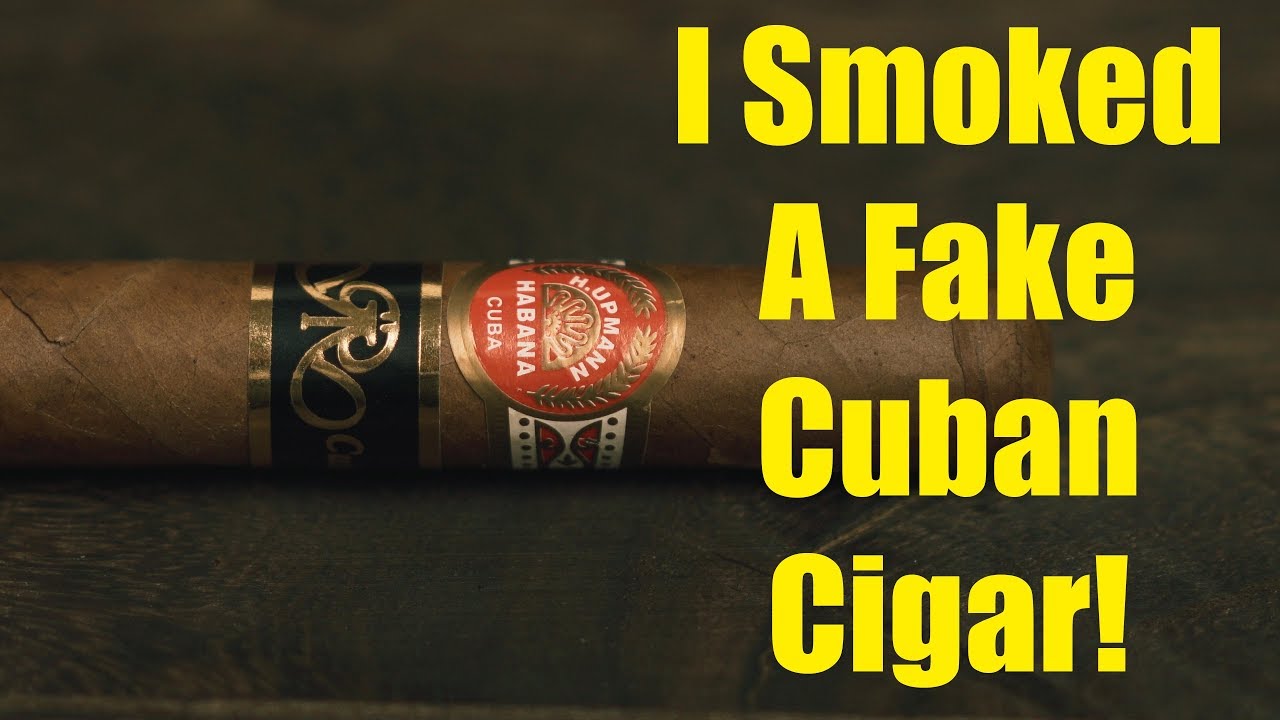 Here's What Happened When I Smoked a Fake Cuban Cigar - YouTube