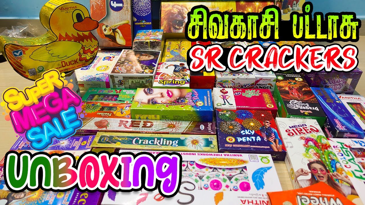 Rs. 7500 Crackers UNBOXING | SR Crackers | Sivakasi Crackers 2022 - YouTube