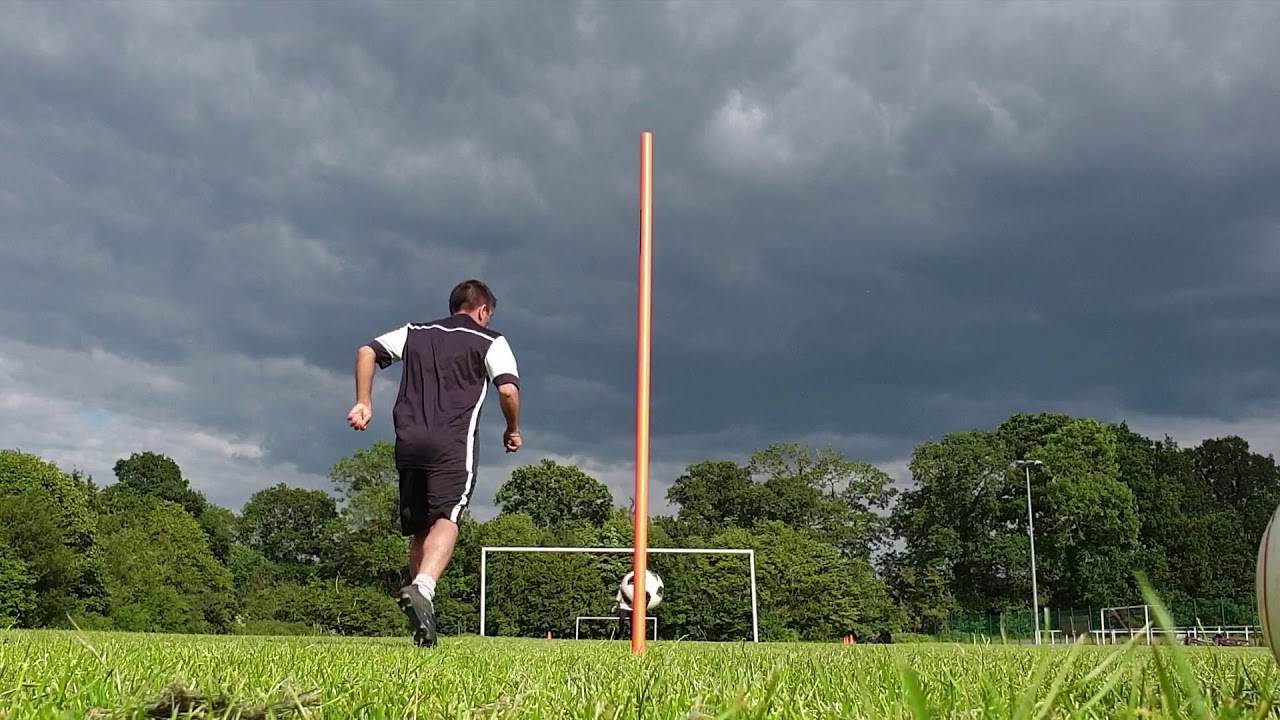 121 Football coaching. Creative Demonstrations- finishing outside the ...