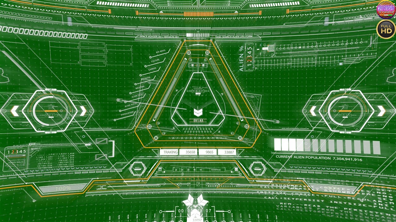 Space HUD Green Screen+Overlays | #mvstudio | Chroma Key 2021 - YouTube