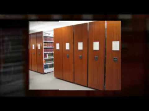 Moving Wall Mobile Shelving On Tracks video Ph 1-800-803-1083 - YouTube