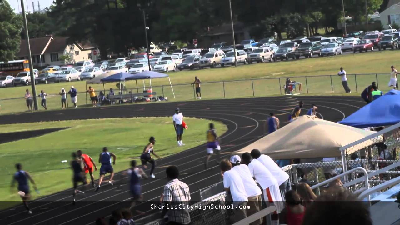 Virginia Region A Track Meet - Boys 4x100 Sprint Relay - YouTube