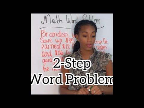 2-Step Math Word Problem - YouTube