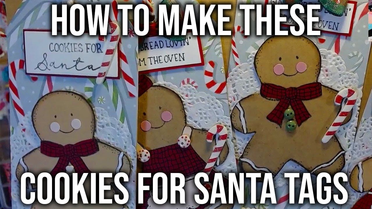 How To Make These Cookies For Santa Tags - YouTube