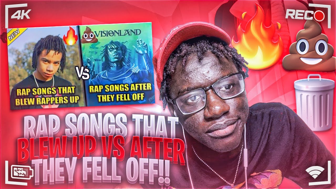RAP SONGS THAT BLEW RAPPERS UP vs RAP SONGS AFTER THEY FELL OFF - YouTube