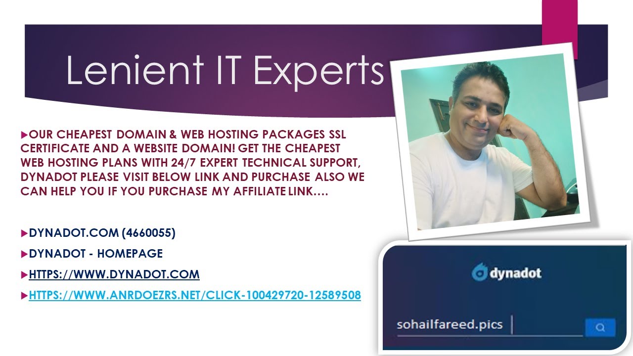 dynadot domain & hosting | SSL certificate | theme free website builder Part 01 | Lenient IT ...