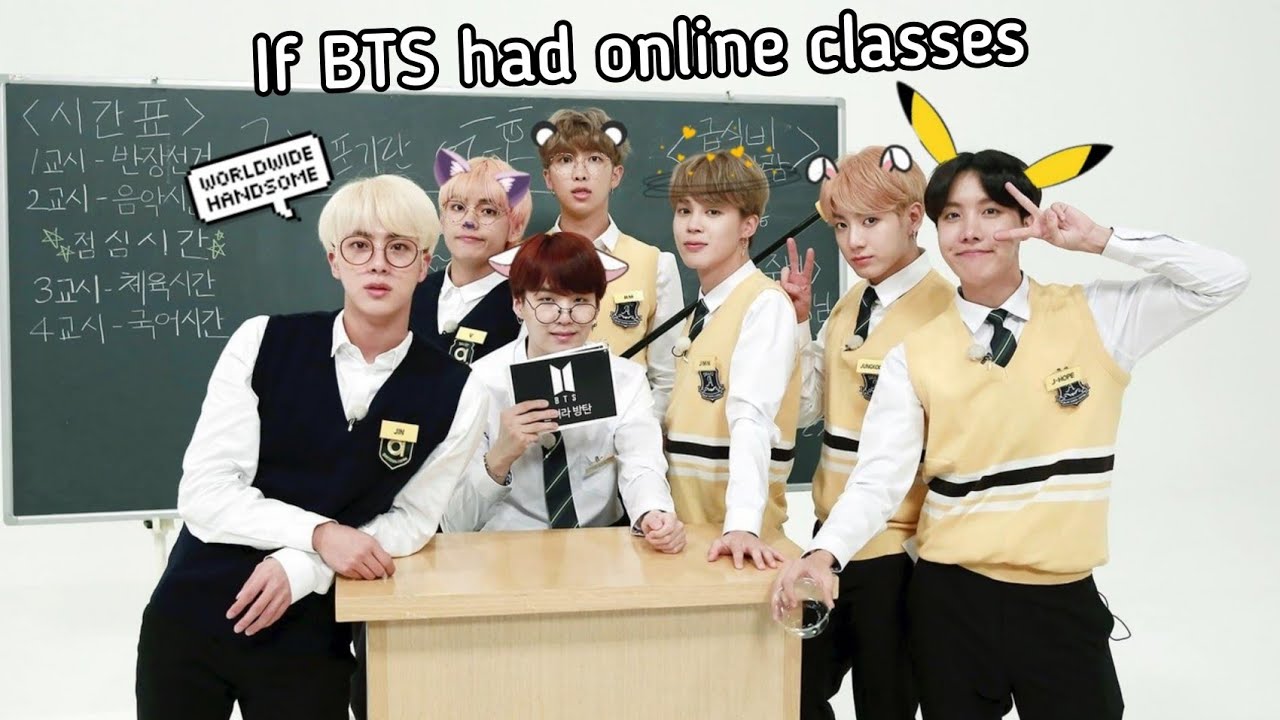 If BTS had online classes :D - YouTube