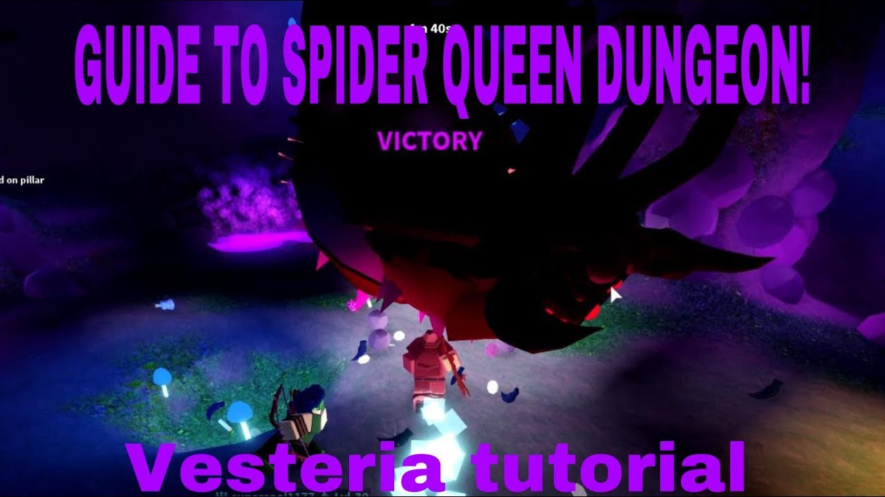 SPIDER QUEENS REVENGE GUIDE. (Roblox Vesteria) - YouTube