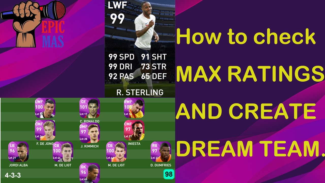 How to check PLAYER MAX RATINGS, UPCOMING FEATURED PLAYERS and BUILD A ...