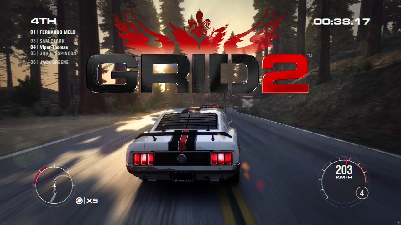 GRID 2 - California Race - Gameplay [4K60FPS] - YouTube